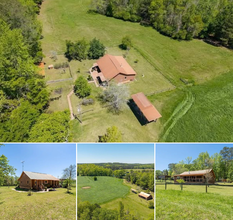 Secluded 23+ Acre Farm Retreat with Creek, Spacious Pastures & Updated ...