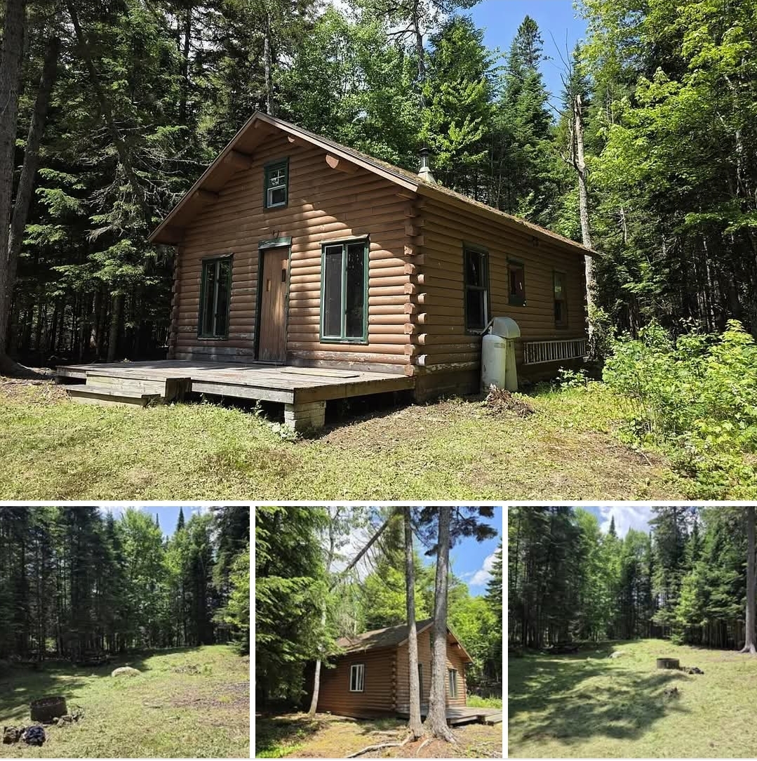 Rustic Off-Grid Katahdin Log Camp on 2± Secluded Acres – Perfect for ...