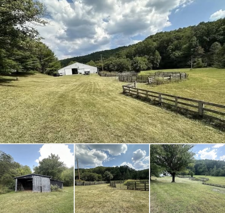 Versatile 60-Acre Farm with Barns, Pastures, and Wooded Land in West ...